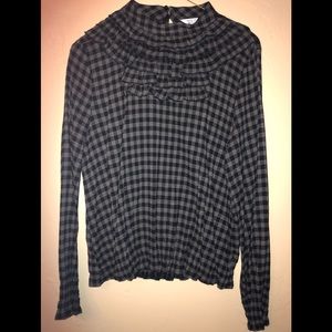 Zara | Tops | Zara Ruffled Blouse With Elastic Detail | Poshmark